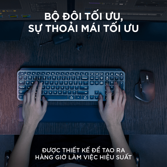 Combo Bàn phím không dây Bluetooth Logitech MX Keys S và Chuột không ...