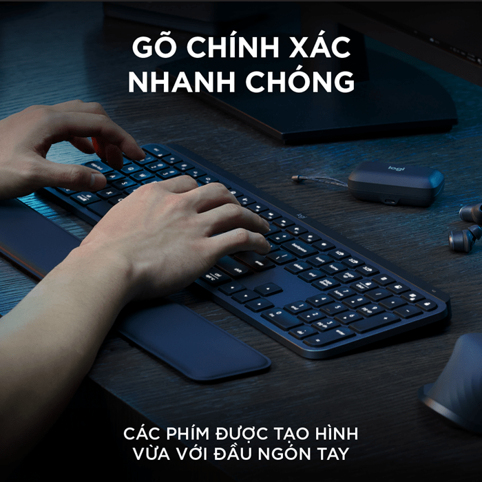 Combo Bàn phím không dây Bluetooth Logitech MX Keys S và Chuột không ...